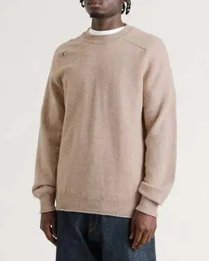 PITTARI Usk Lambswool Roll Collar Jumper