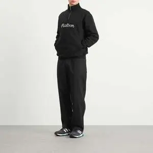 MALBON Collegiate Quarter-zip Sweatshirt