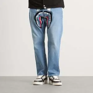 A BATHING APE Shark Loose Fit 13oz Jeans