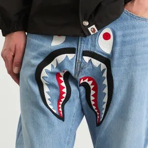A BATHING APE Shark Loose Fit 13oz Jeans