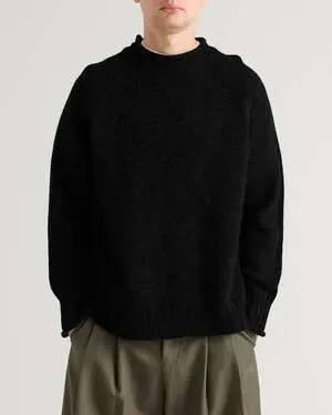 PITTARI Seti Heritage Lambswool Roll Collar Jumper