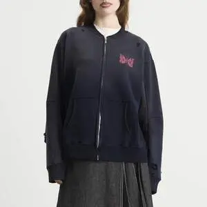 Needles Deconstructed Zipped Sweat Jacket