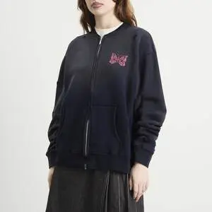 Needles Deconstructed Zipped Sweat Jacket