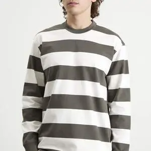 Armor Lux Long Sleeve Wide Stripe T-shirt