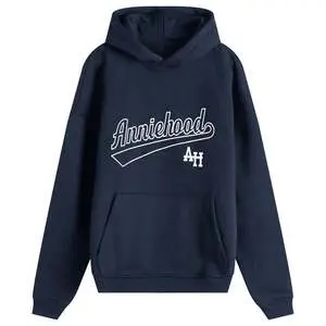 ANNIE HOOD Baseball Hoodie - Navy