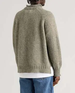 PITTARI Seti Heritage Lambswool Roll Collar Jumper