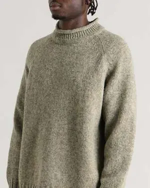PITTARI Seti Heritage Lambswool Roll Collar Jumper