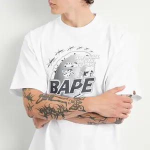 A BATHING APE Metal Ape Head T-shirt