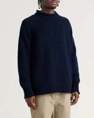 PITTARI Seti Heritage Lambswool Roll Collar Jumper