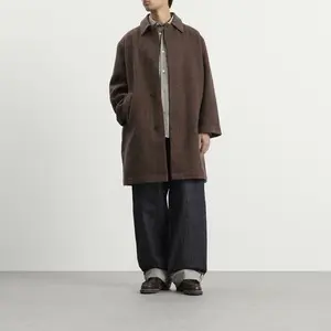 Universal Works Wool Tweed Mix Stan Coat Jacket