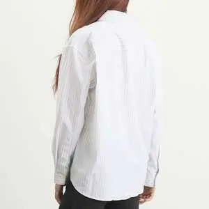 DUNST Oversized Striped Shirt