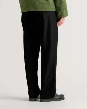 LES DEUX Brushed Twill Tailored Trousers