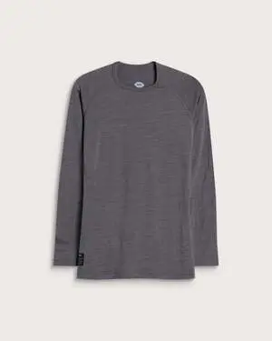 SOAR Long Sleeve Merino Silk Base Layer - Grey