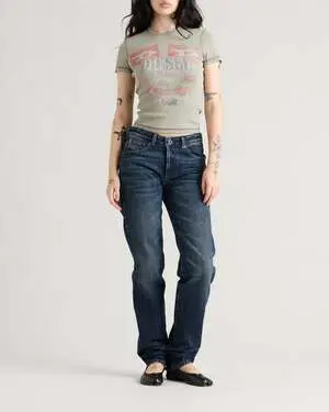 DIESEL® D-liet Straight Leg Jeans