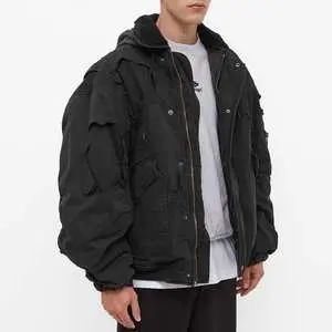 Balenciaga Destroyed Bomber Jacket