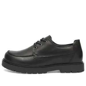 BIRKENSTOCK Highwood Mac Lace Low Shoes - Black Leather