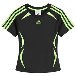 Adidas Teamgeist Adicolor Slim Jersey T-shirt - Black/signal Green