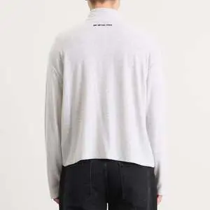 MKI MIYUKI ZOKU Towelling Quarter Zip Sweatshirt
