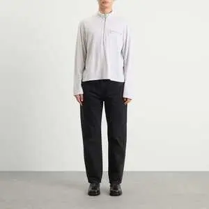 MKI MIYUKI ZOKU Towelling Quarter Zip Sweatshirt