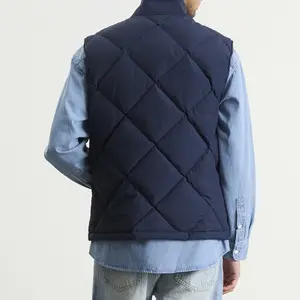 DUBBLEWARE Dubble Down Diamond Quilted Vest Jacket