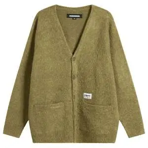 NEIGHBORHOOD Mohair Cardigan - Olive Drab
