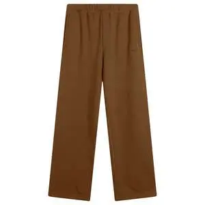 SKIMS Cotton Fleece Classic Straight Leg Pant - Bison