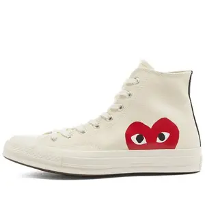 Play Comme Des Garcon X Converse Chuck Taylor 1970s Hi Shoes
