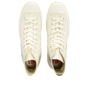 Play Comme Des Garcon X Converse Chuck Taylor 1970s Hi Shoes