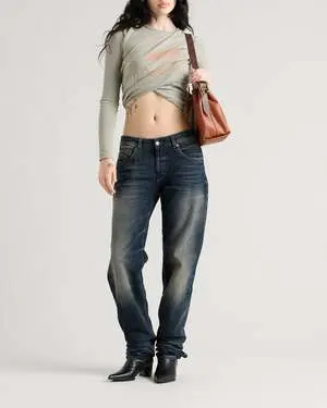 DIESEL® D-liet Straight Leg Jeans