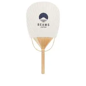 BEAMS Paper Fan Exclusive - White/blue