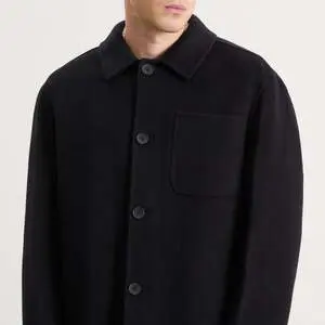 PERCIVAL Double Faced Wool Overshirt