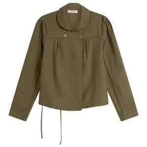 PEACHY DEN The Coppola Lounge Top - Stripe