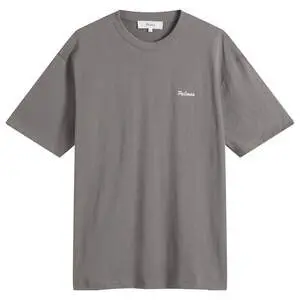 PALMES Logo Stitch T-shirt - Charcoal