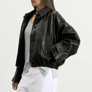 RÓHE Leather Blouson Jacket