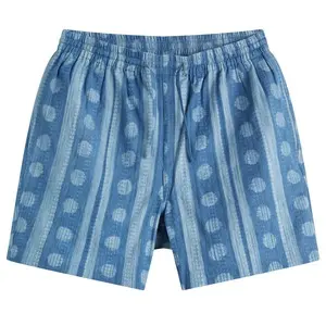 KARDO Shibori Dye Drawstring Shorts - Blue