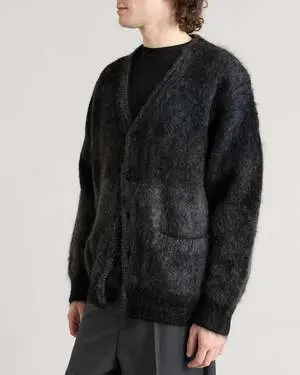 Comme Des Garçons Mohair Stripe Cardigan