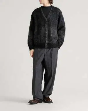 Comme Des Garçons Mohair Stripe Cardigan