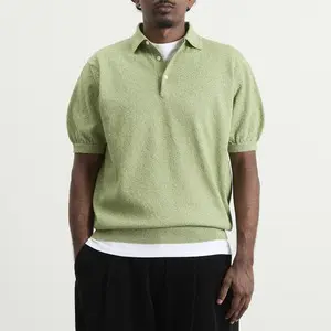 BEAMS Boucle Knit Polo