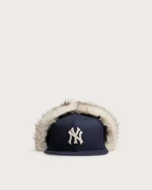 New Era New York Yankees Chainstitched 59fifty Dogear Cap - Navy