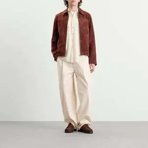 Drole De Monsieur D Mirror Zipped Leather Jacket