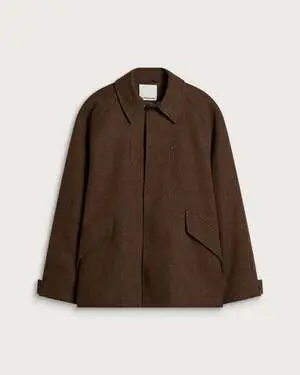 You Must Create Melton Wool Harrison Jacket - Brown