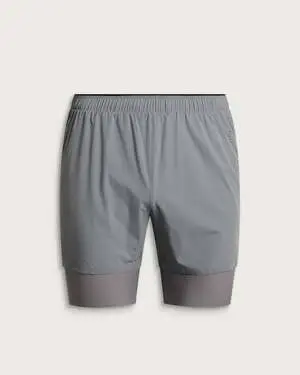 SOAR Dual Run Shorts - Silver Grey