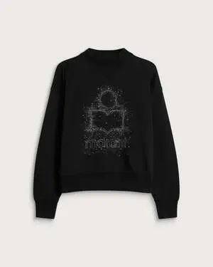 Isabel Marant Étoile Toile Moby Glitter Sweatshirt - Black