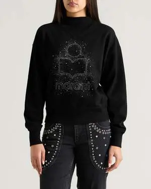 Isabel Marant Étoile Toile Moby Glitter Sweatshirt
