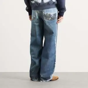 Acne Studios 1981 Trompe L’oeil Skeleton Print Jeans