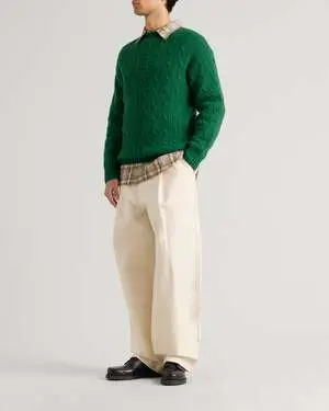Barbour Scottish Made Cable Crew