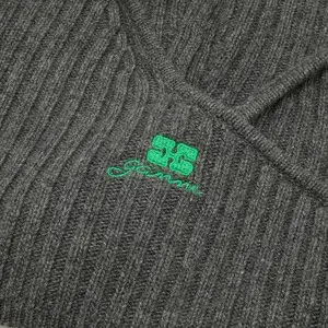 GANNI Core Future Wool Knit Balaclava