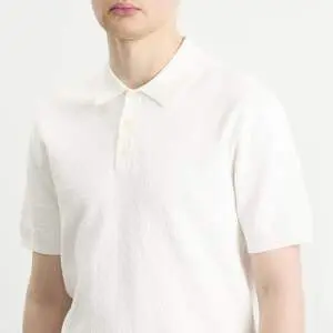 WAX LONDON Naples Retro Diamond Knit Polo