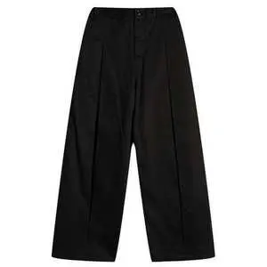 SAGE NATION Box Pleat Trouser - Black