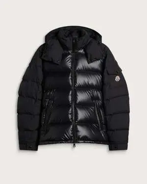 Moncler Maya Mixed Materials Padded Jacket